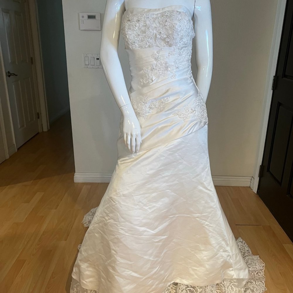 Mori Lee By Madeline Gardner Crystal Embellished Gath… - Gem